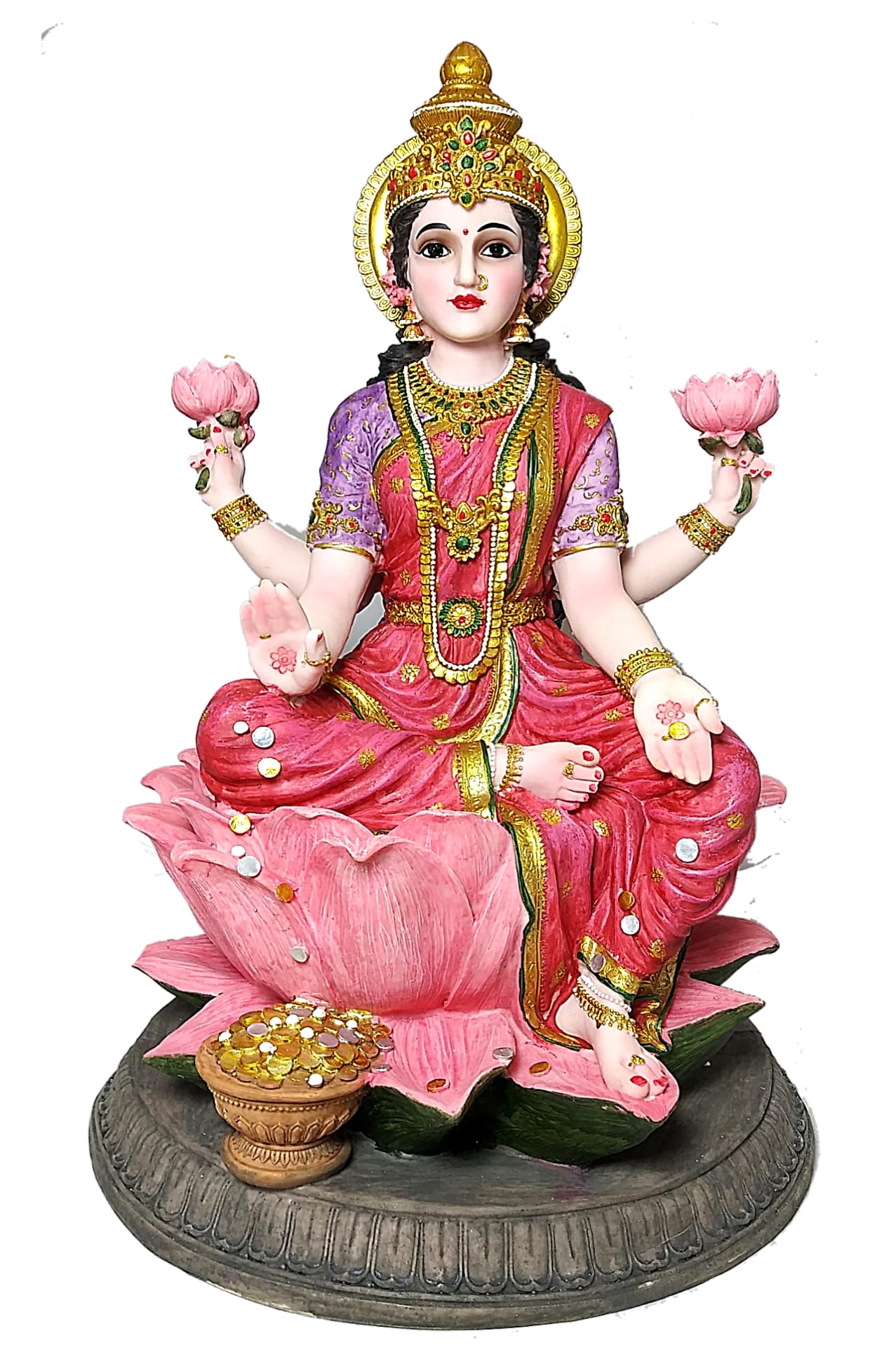 Beautiful Lakshmi Blessing 22": Krishna Culture