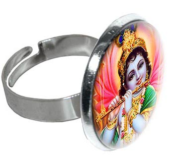 Luminous Ring Krishna and Flute Narrow: Krishna Culture