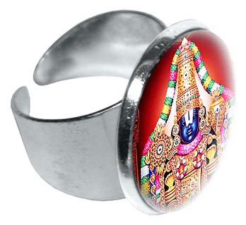 Luminous Ring Sri Balaji Wide: Krishna Culture