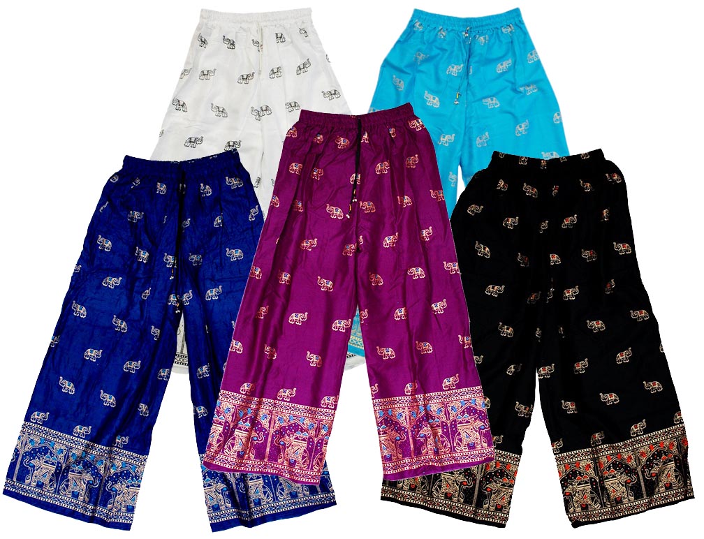 Lotus Temple Yogi Pants (41" Length): Krishna Culture